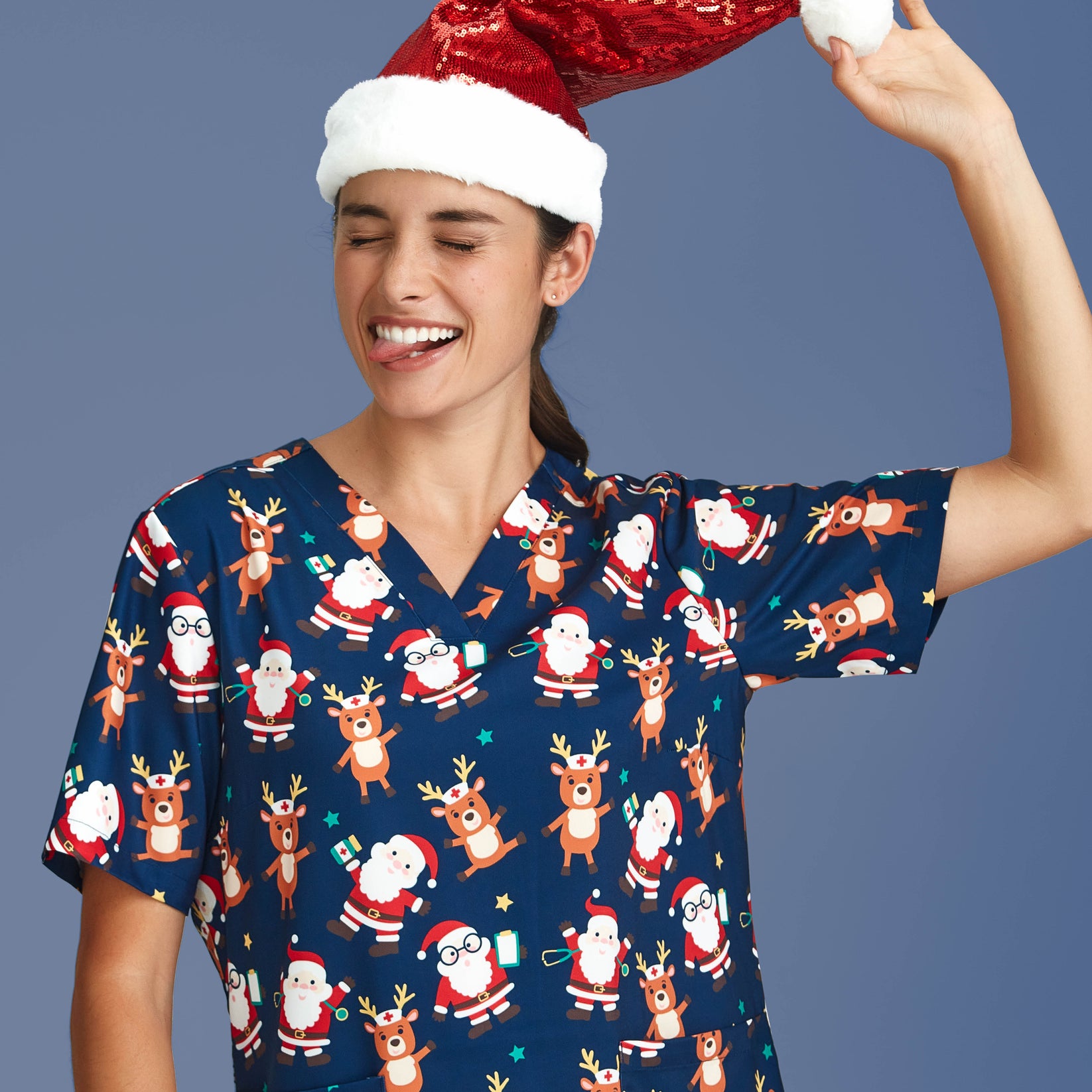 Biz Care | Christmas Scrub Tops for Women Australia – Simply Scrubs ...